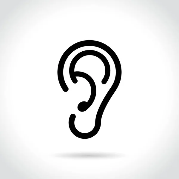 Ear Icon Vector Filled Flat Sign Solid Colorful Pictogram Isolated ...
