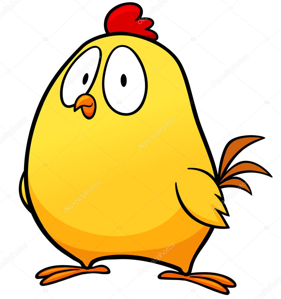 Baby Kyllinger Tegneserie Lille Kylling Tegneserie Fargeleggingsside