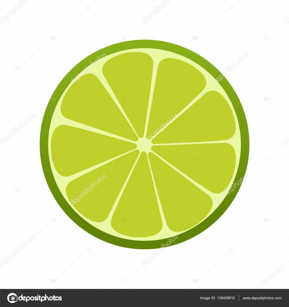 Green lime icon. Citrus. Refreshing drink. Vector illustration. Stock ...