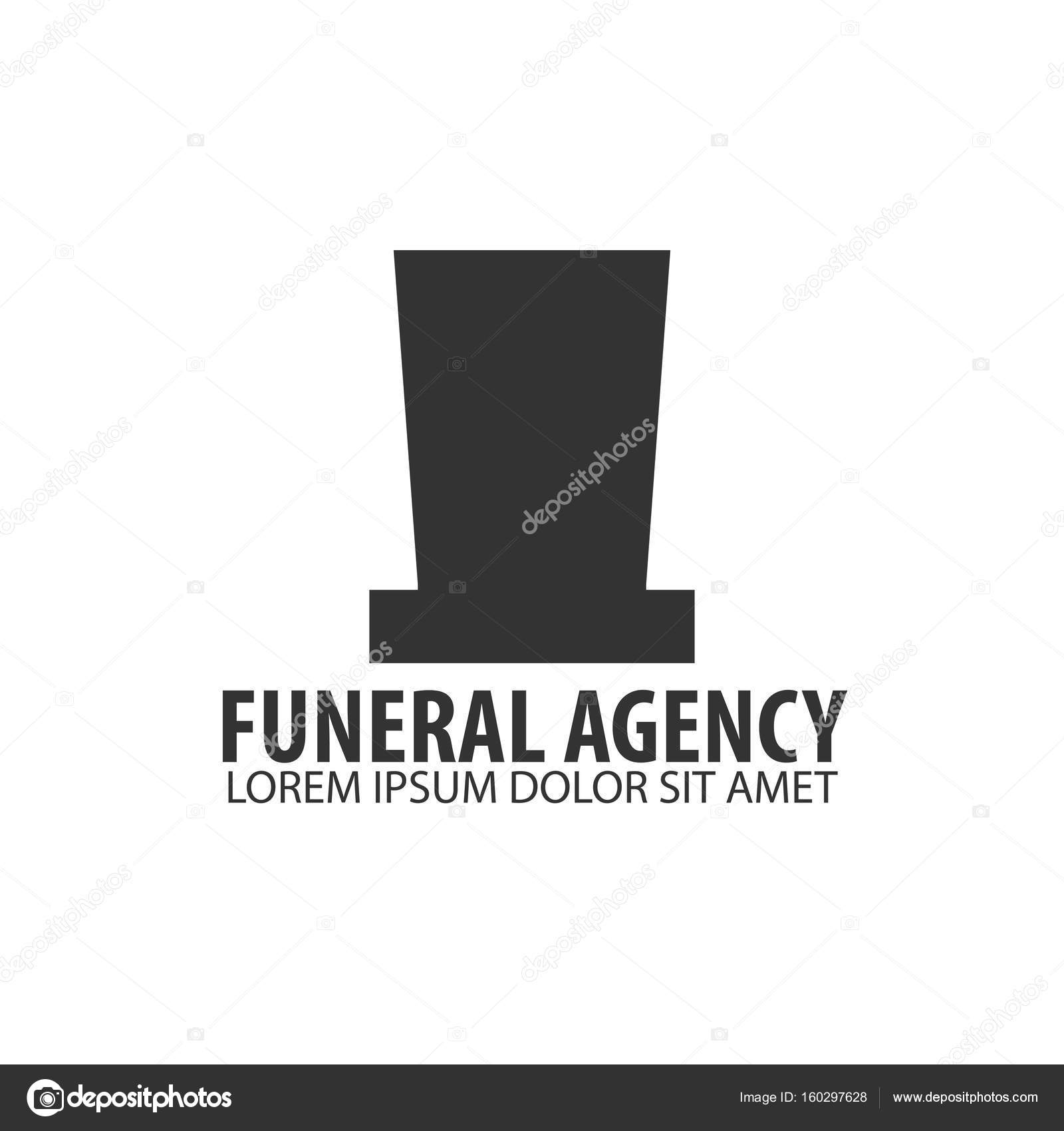 Funeral home undertaking ceremonial service. Funeral agency. Vector ...