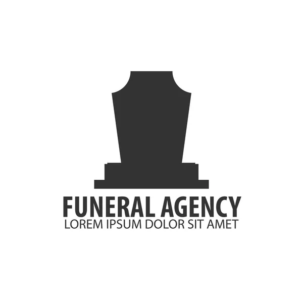 Funeral home undertaking ceremonial service. Funeral agency. Vector ...