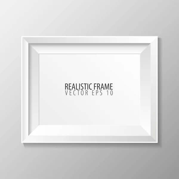 Realistic frame for your presentations. Vector illustration. — Stock ...