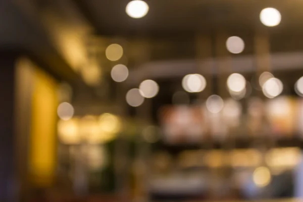 Blurred cafe background with bokeh light — Stock Photo © kaisorn4 ...