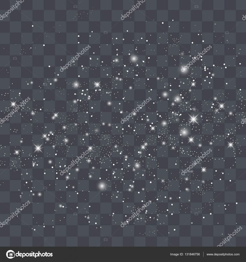 White glitter particles background effect for greeting card Stock ...