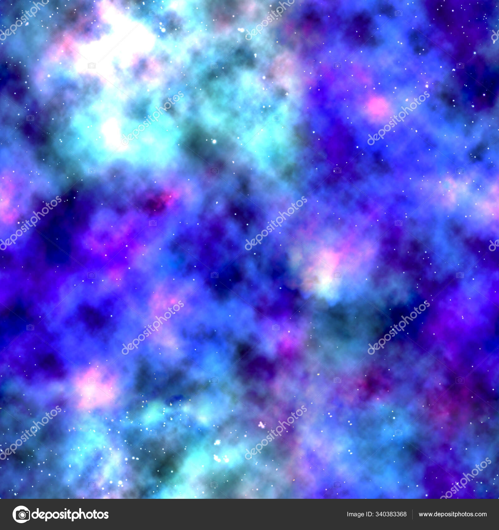 Seamless Galaxy Pattern