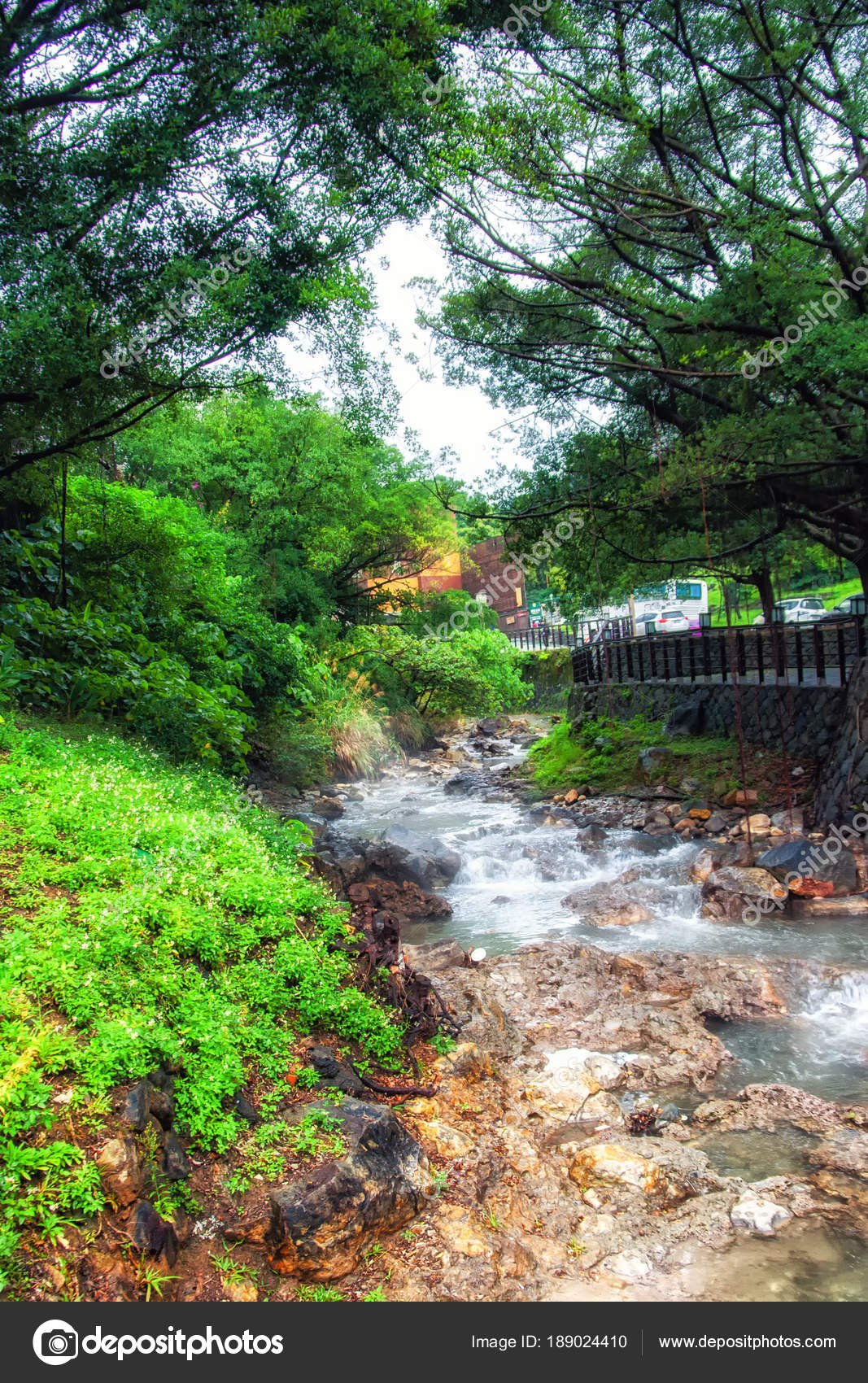 Beitou hot spring Taipei Taiwan — Stock Photo © atosan #189024410