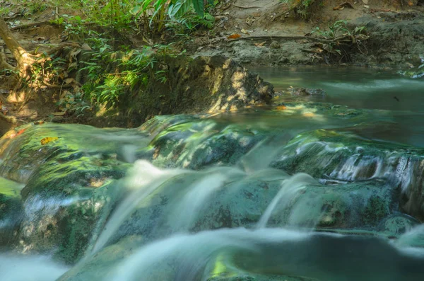 Nature waterfall in deep forest - Stock Image - Everypixel