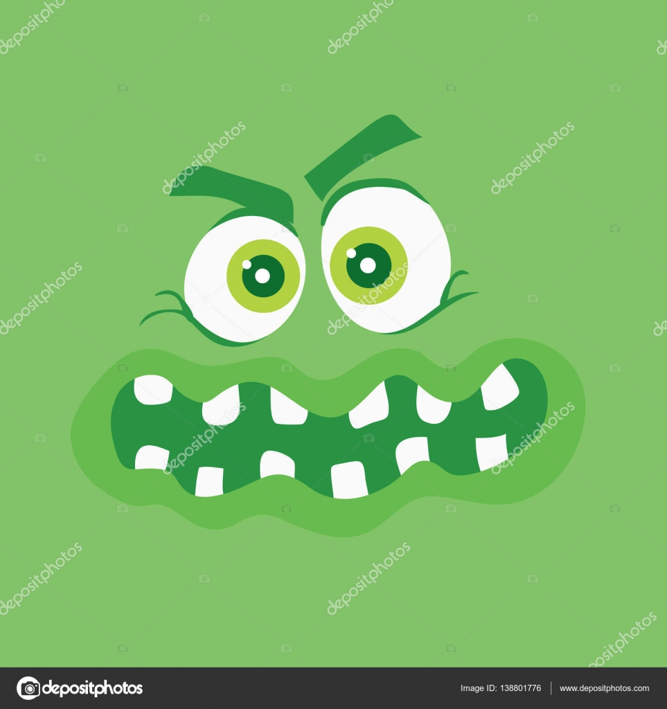 Funny Smiling Monster Smile Bacteria Character Stock Vector by ©robuart ...
