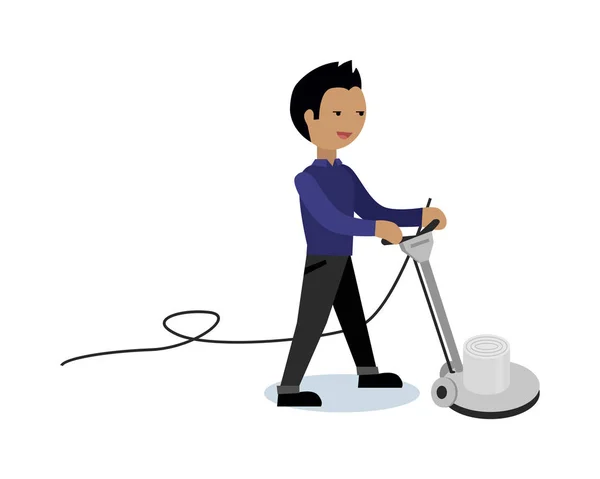 ᐈ Stick figure cleaning stock vectors, Royalty Free man cleaning floor ...