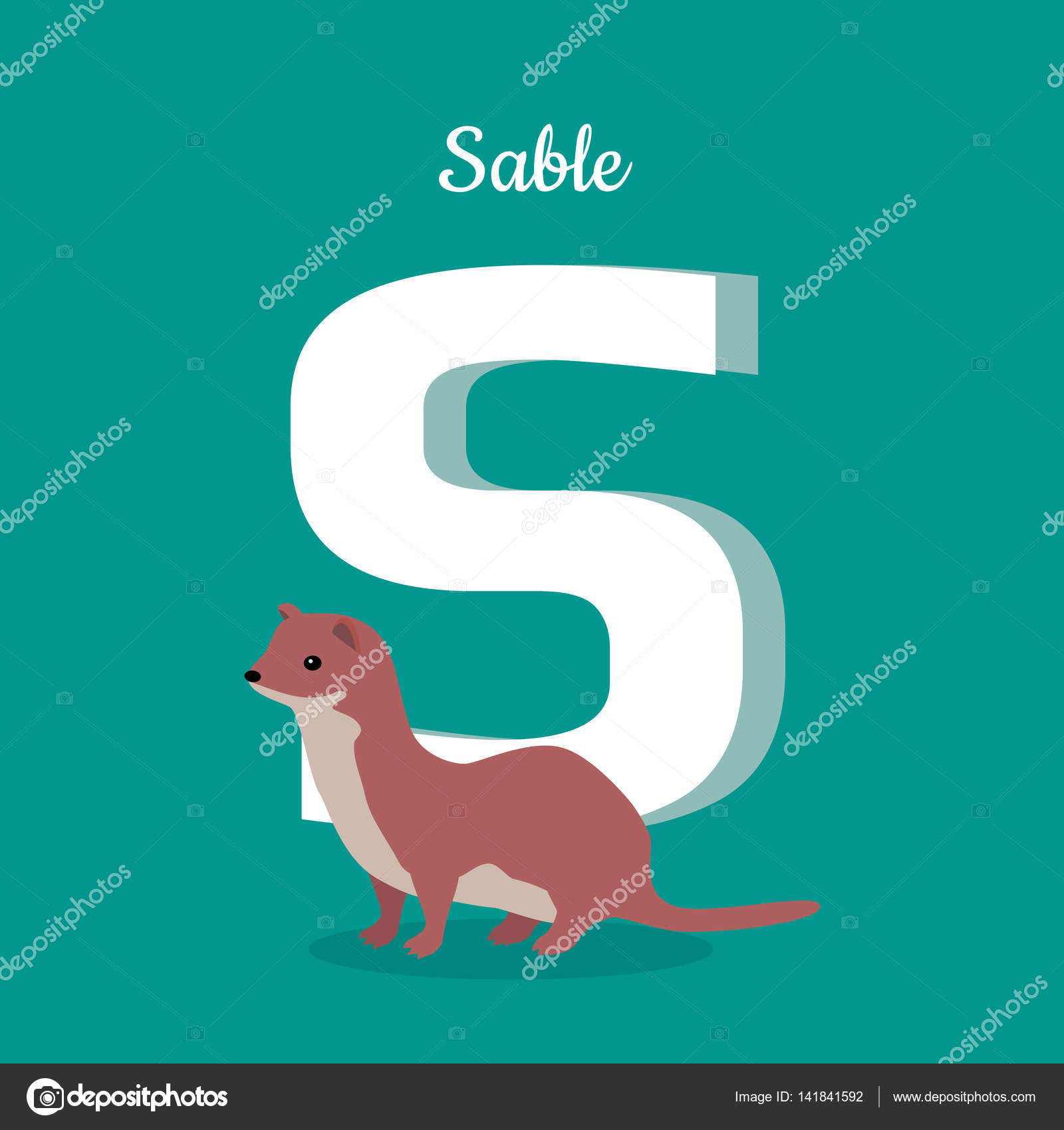 Animal Alphabet Concept in Flat Design Stock Vector Image by ©robuart ...