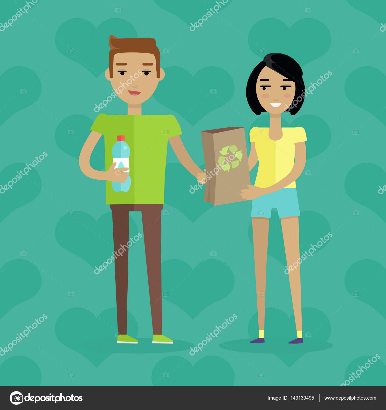 Environmental Responsibility Vector Concept — Stock Vector © robuart #143139495