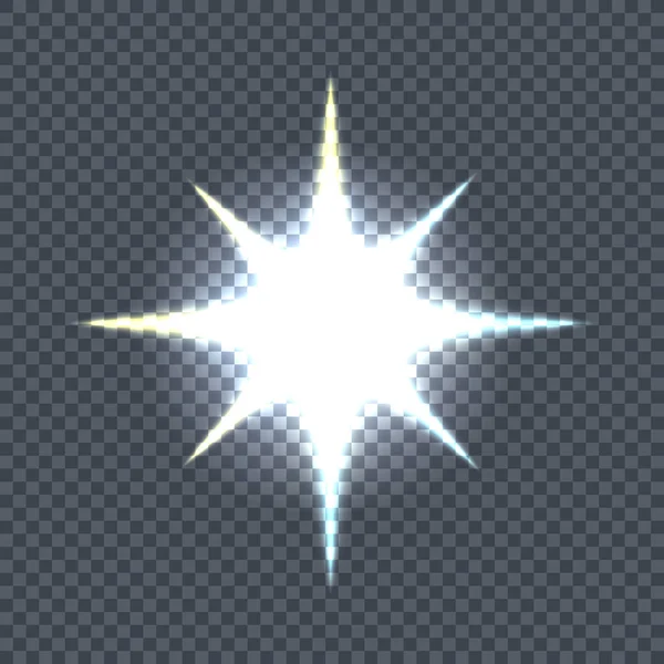 Realistic Vector Glowing Light Effects Set Stock Vector Image by ...