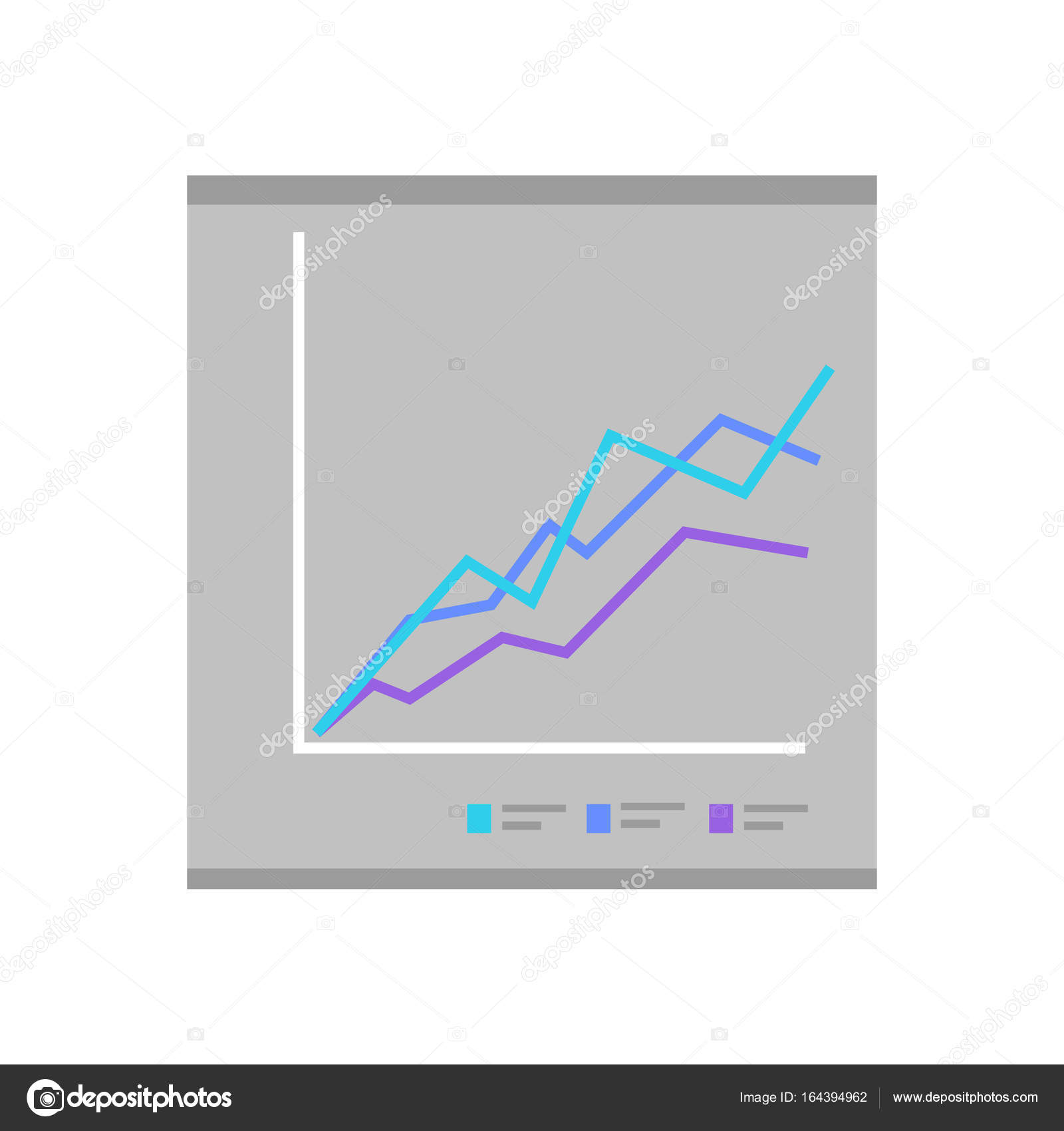 Color Diagram on Gray Background Stock Vector Image by ©robuart #164394962