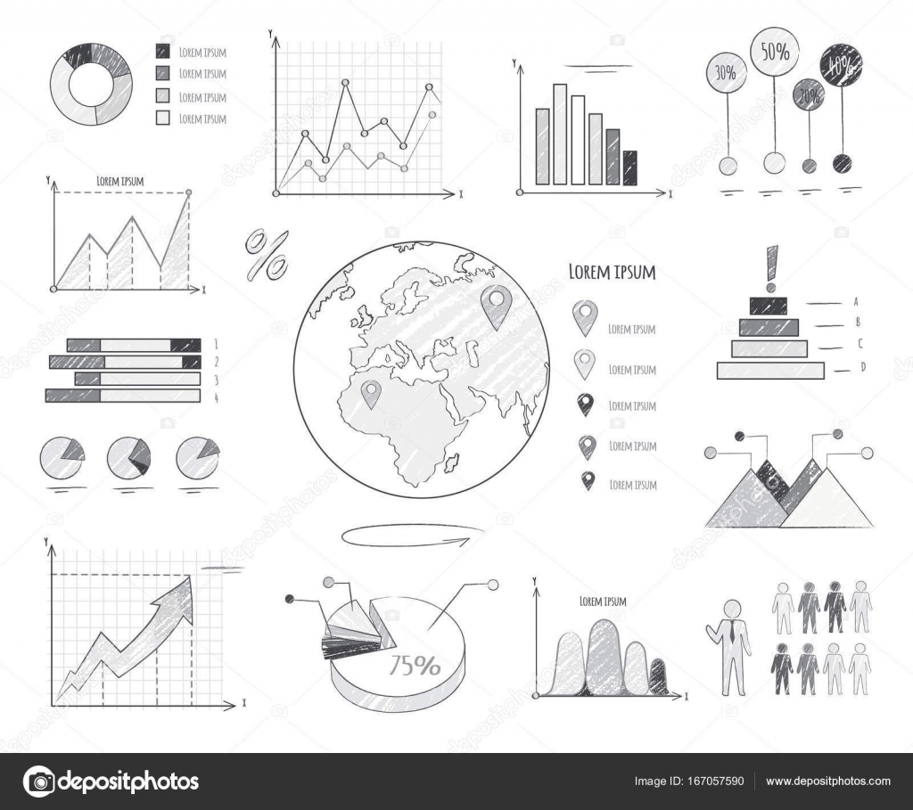 Earth Population Statistics Charts Illustration Stock Vector Image by ...