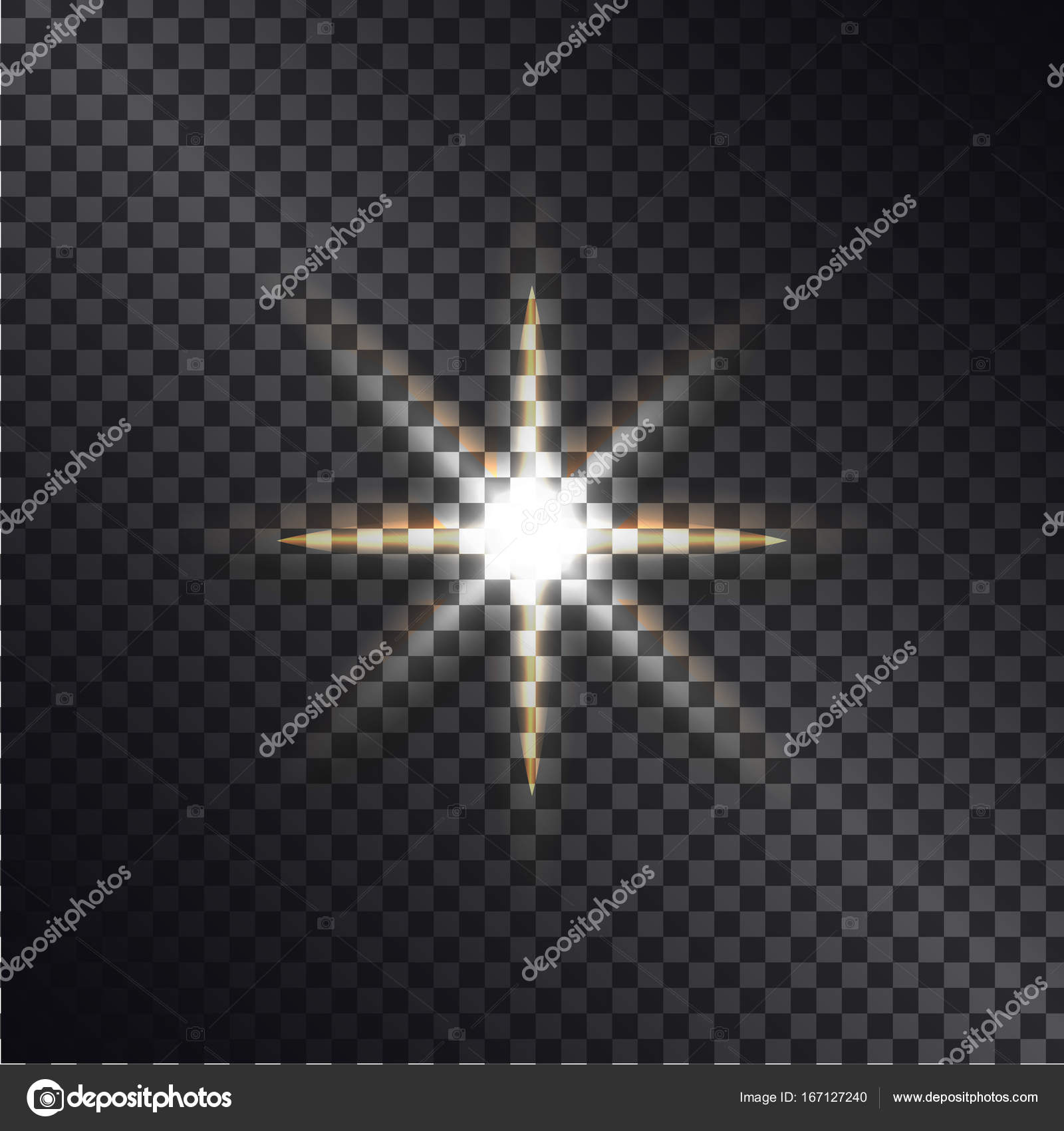 Vector of Luminous Star Effects Graphic Design. Stock Vector Image by ...