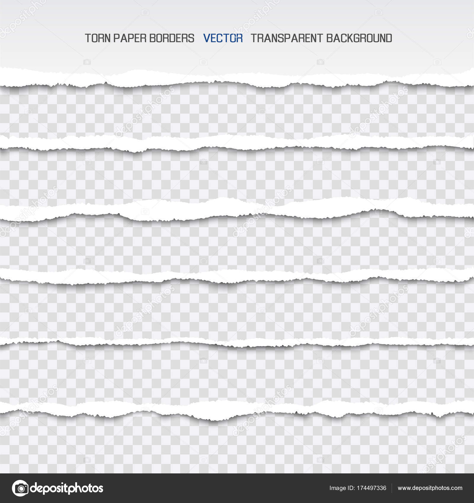 Torn Newspaper Clipart Border