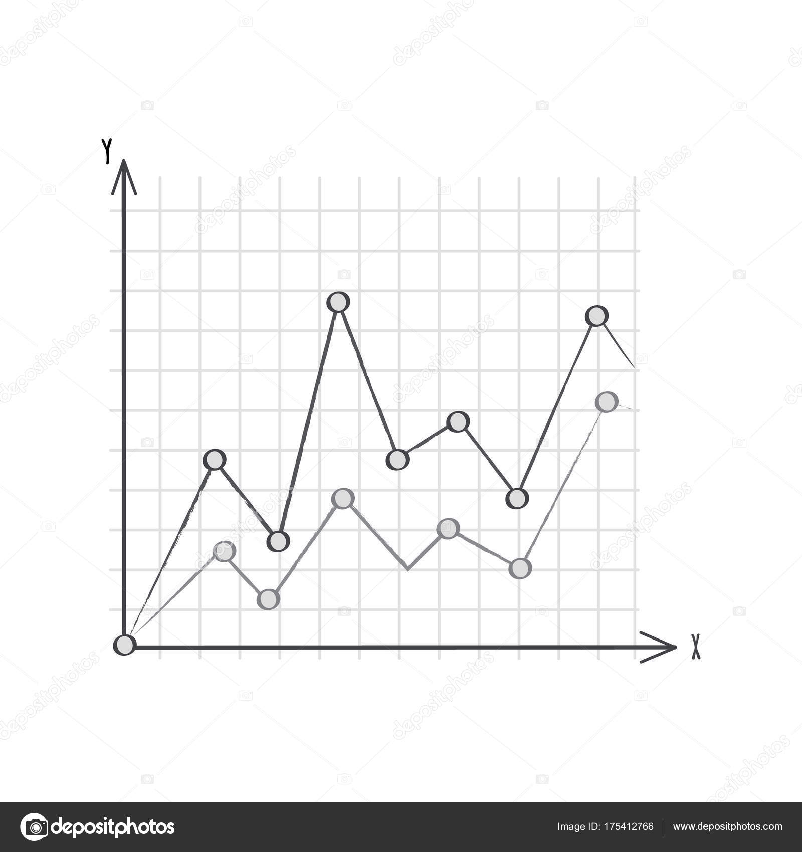 Graphic on Coordinate System Vector Illustration Stock Vector Image by ...