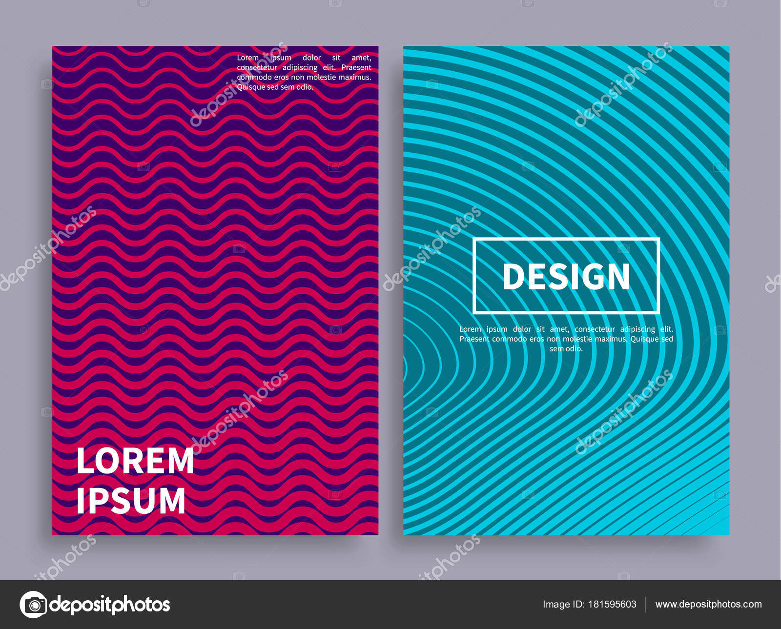 Design Covers Collection Vector Illustration Stock Vector By ©robuart