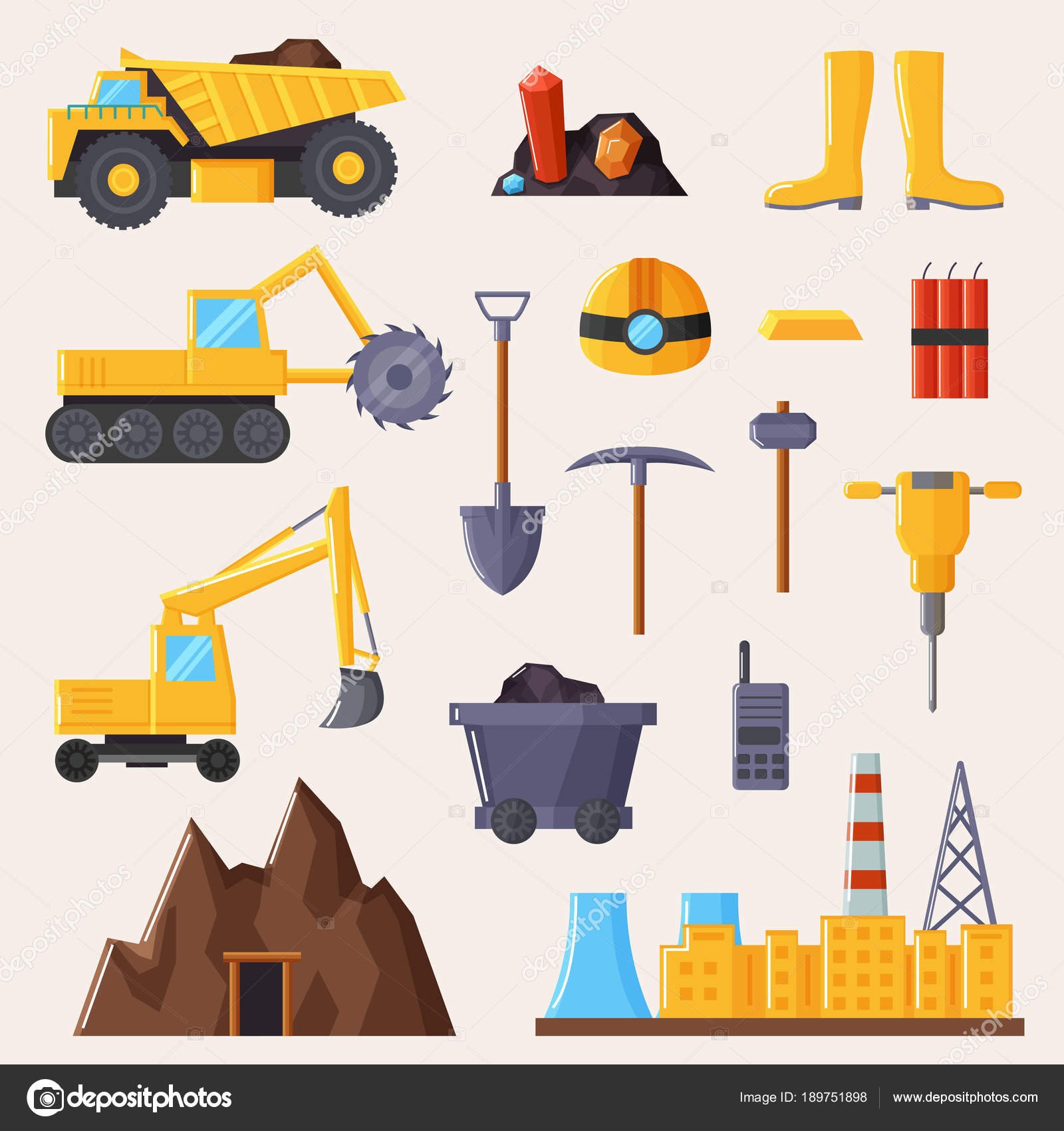 Mining Tools Vector