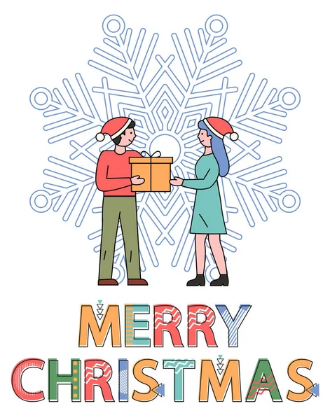 Exchanging gifts Vector Art Stock Images | Depositphotos