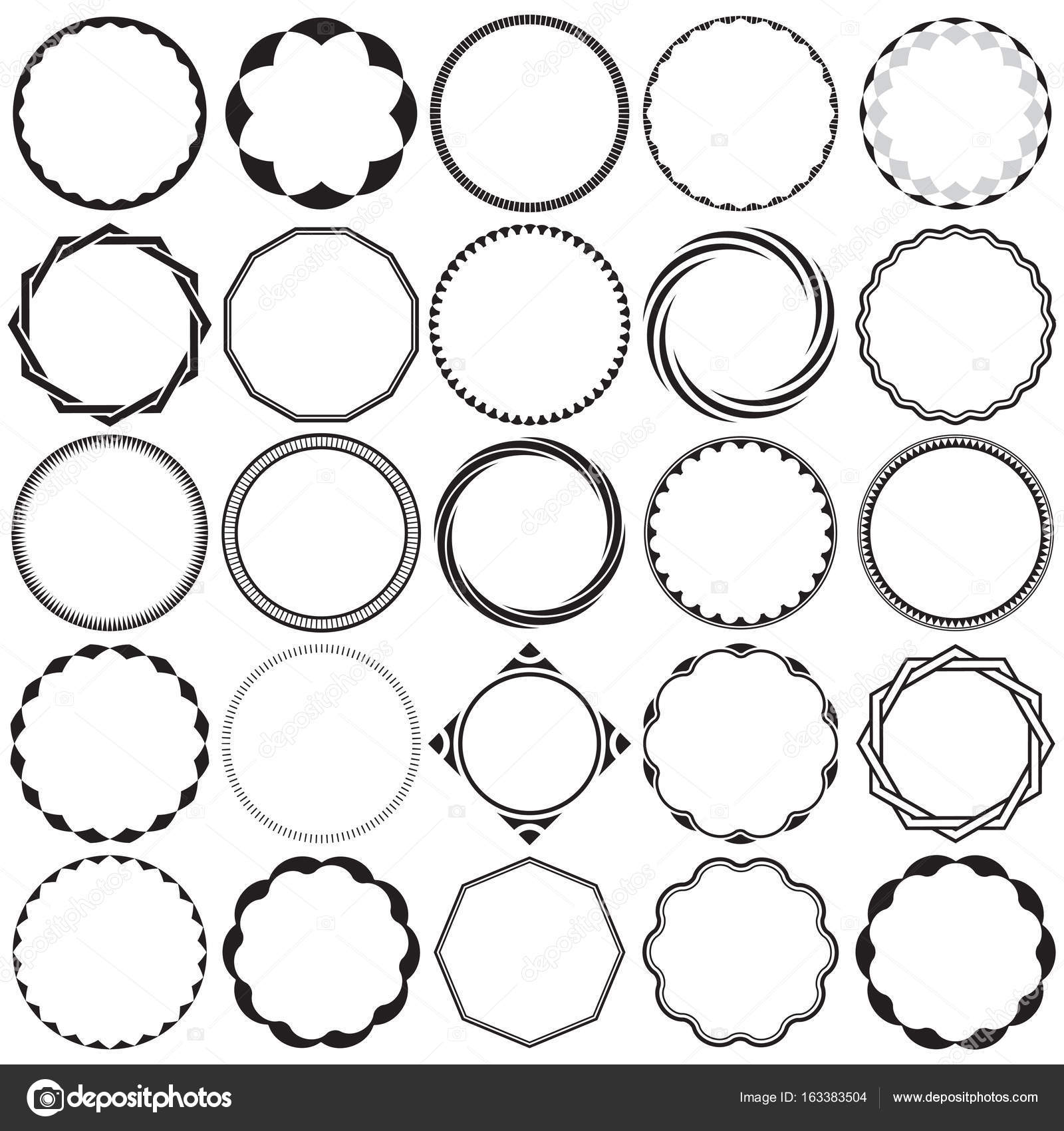 Vintage Round Border