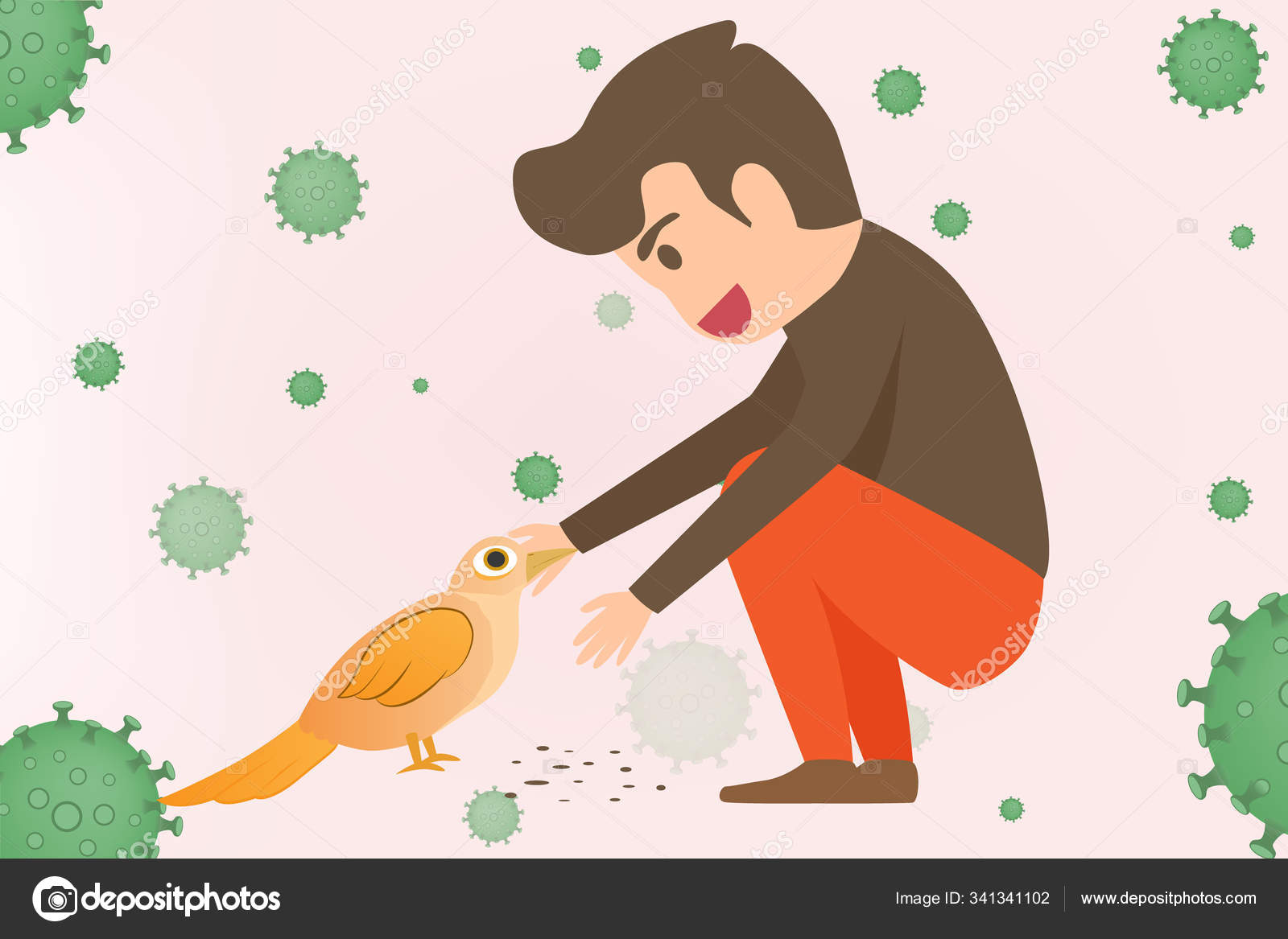 Avian flu infographic elements. Bird flu disease. Discussion on Stock ...