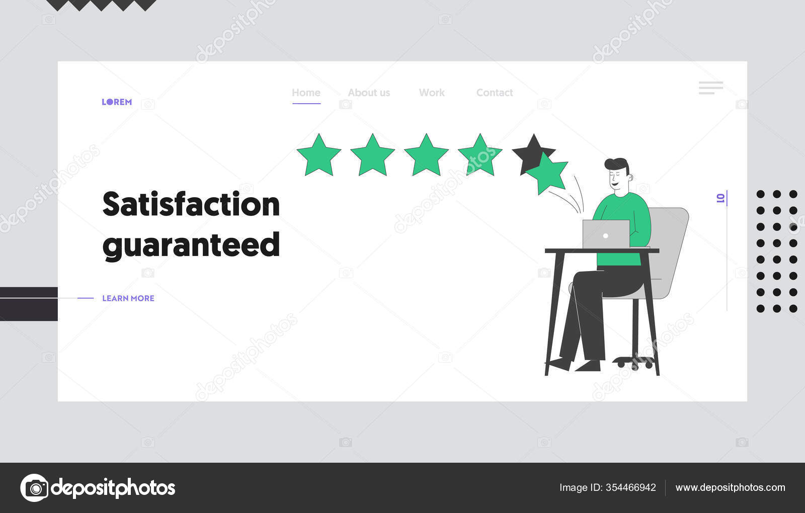 Ranking Evaluation and Rating Classification Landing Page Template ...