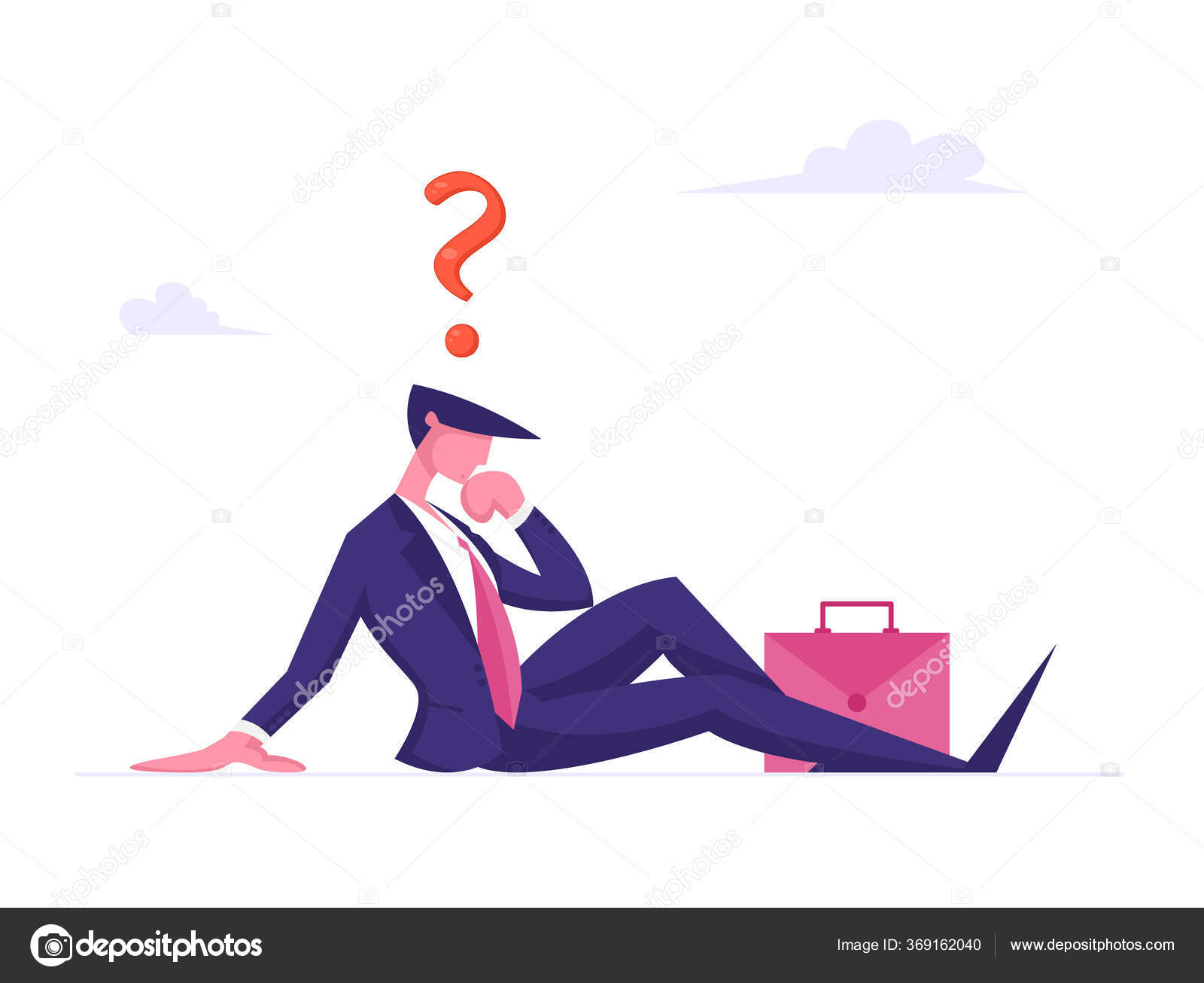 Clip Art Confused Customers