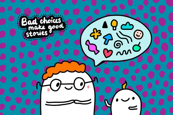 Bad choices Vector Art Stock Images | Depositphotos