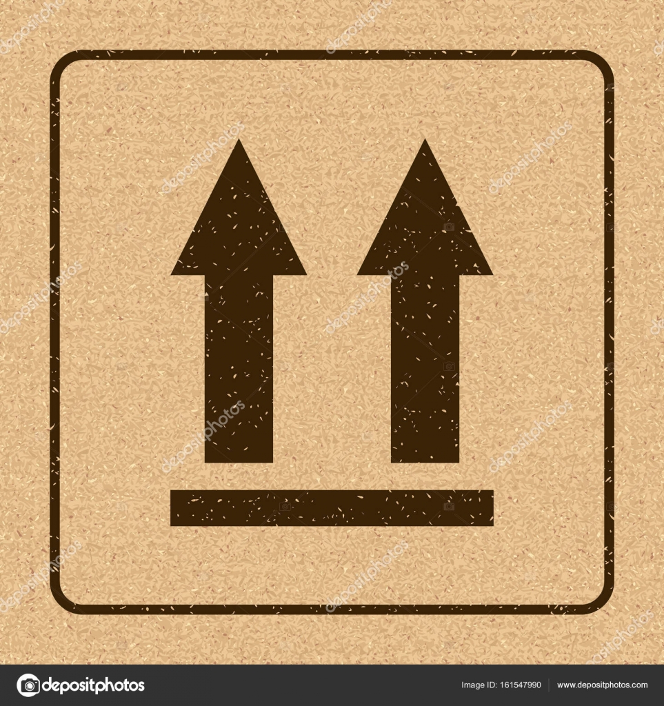 This Side Up Icon. This Way Up Sign. Packaging Symbol Stock Vector ...