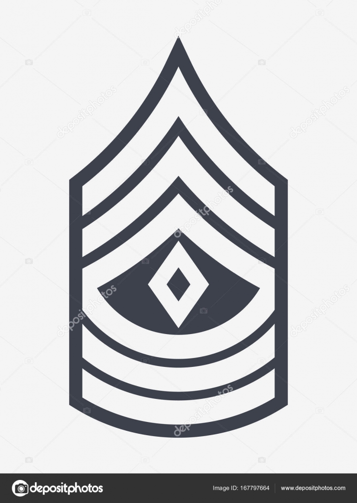 Military Ranks and Insignia. Stripes and Chevrons of Army Stock Vector ...
