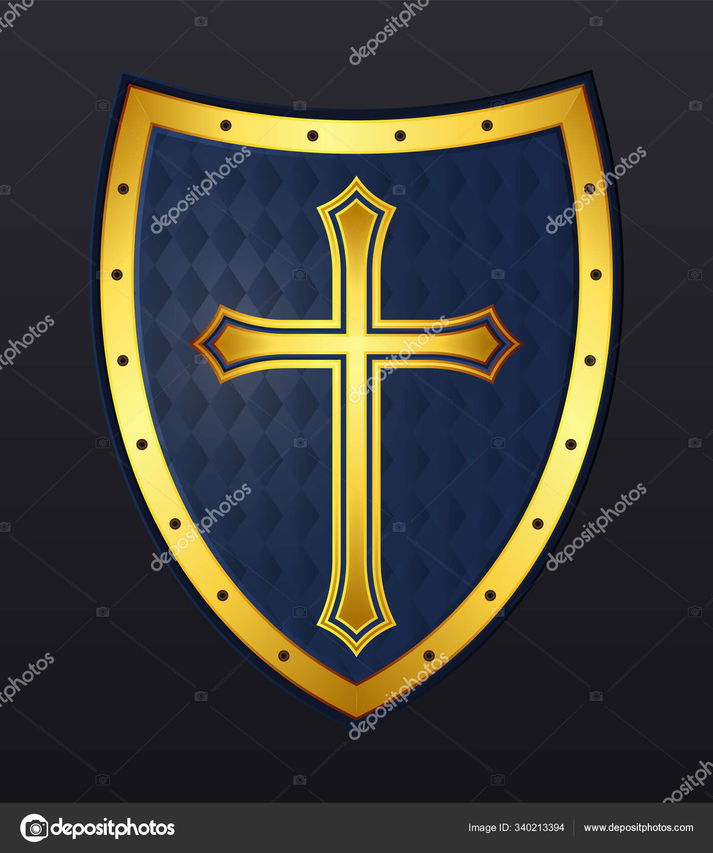 Ridder Schild Vector