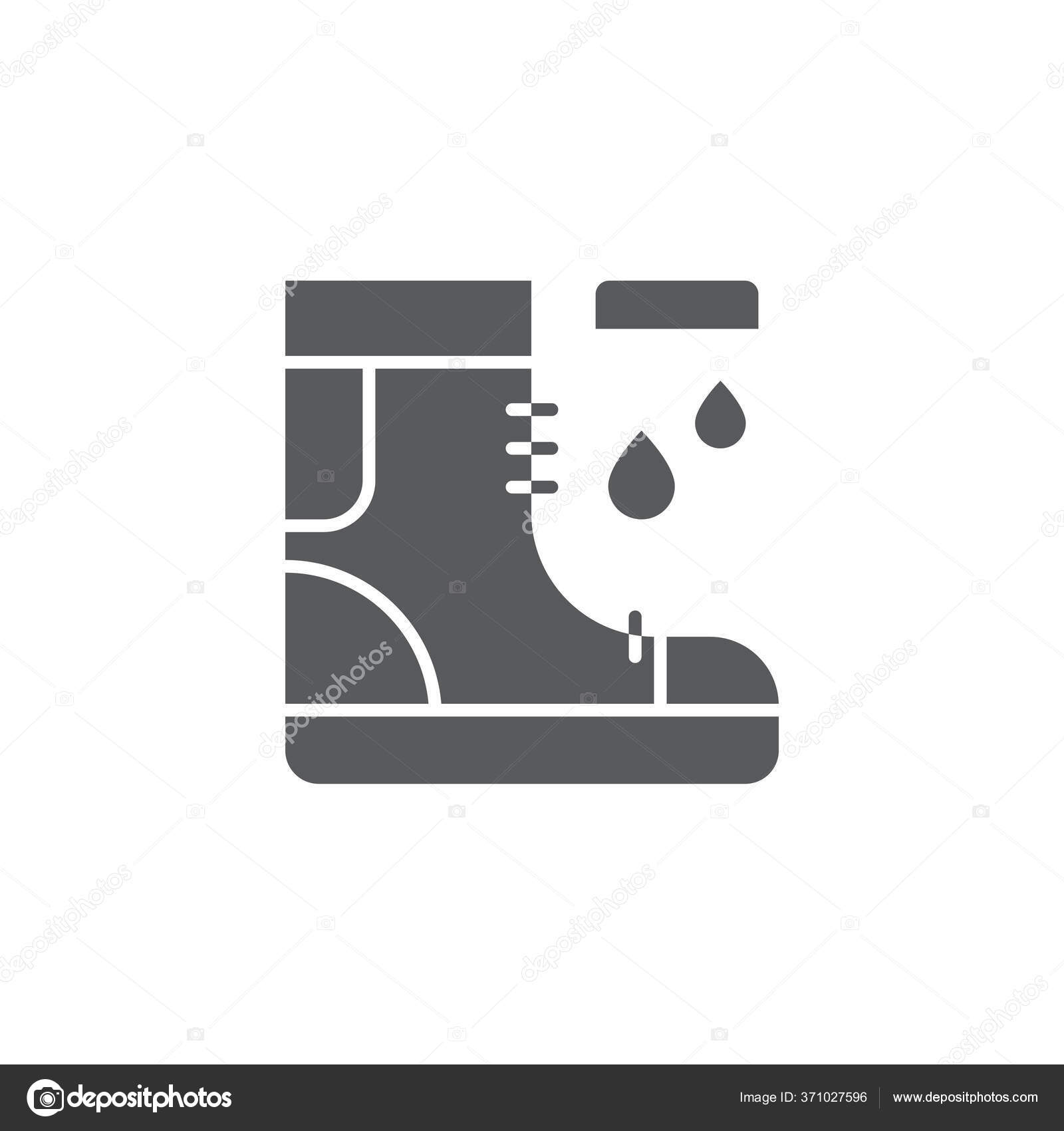 Wash Your Shoes Vector Icon Symbol Cleaning Isolated White Background ...