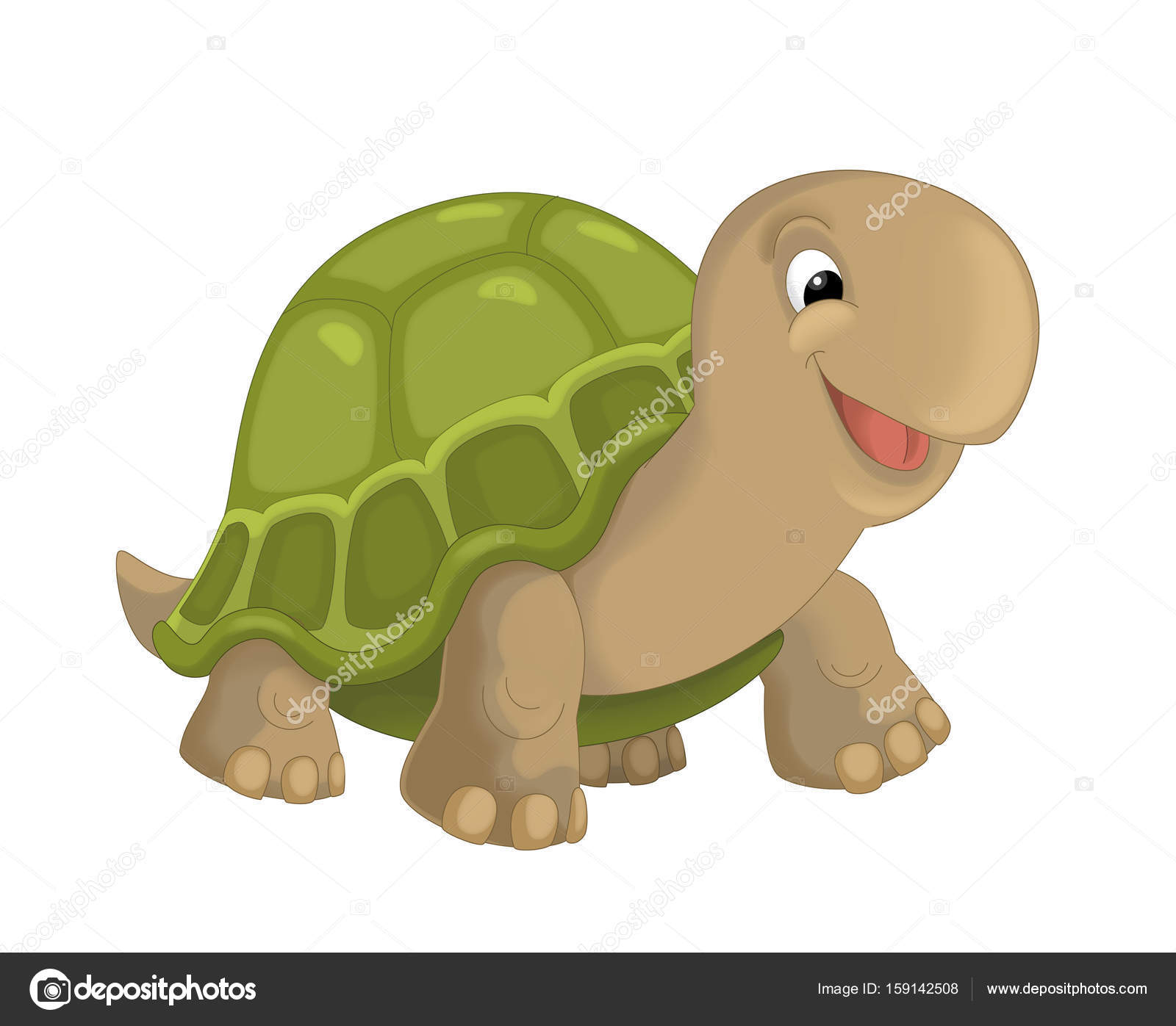Cute Smiling Turtle