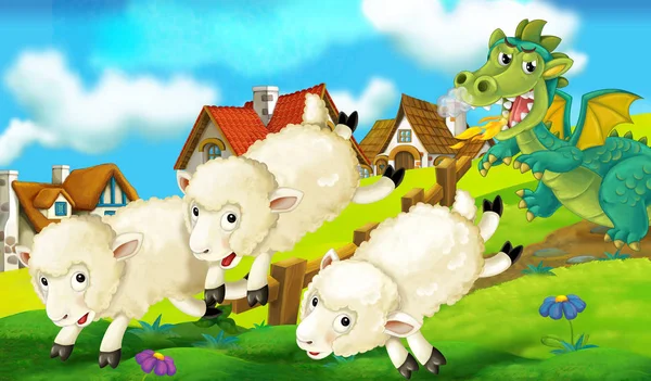 Chasing sheep Stock Photos & Royalty-Free Images | Depositphotos