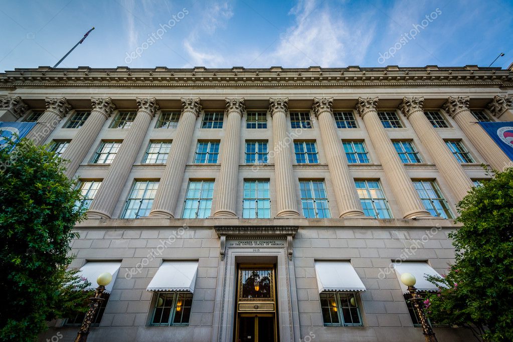 The Chamber of Commerce in downtown Washington, DC. — Stock Photo ...