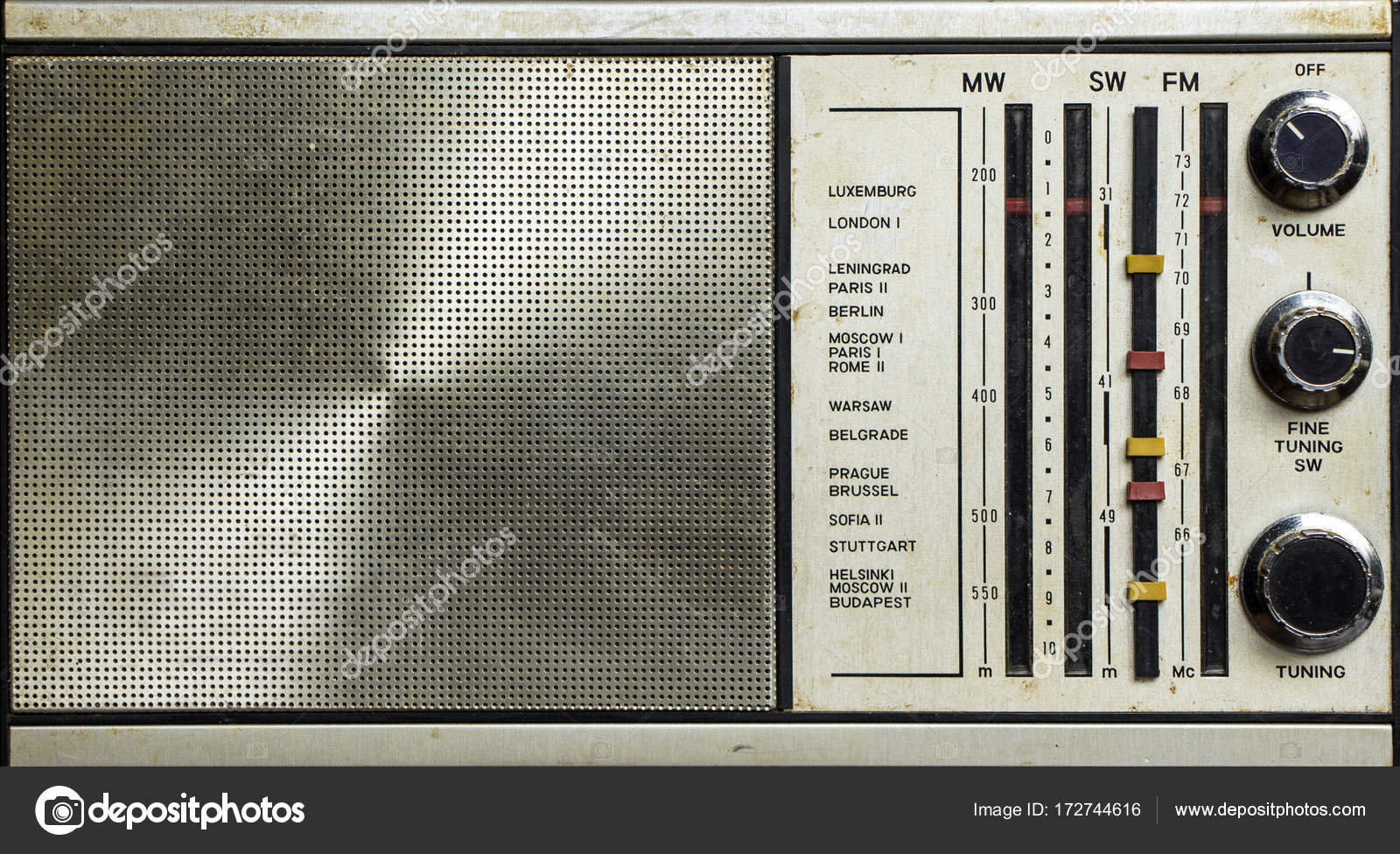Old Radio Station Control Boards