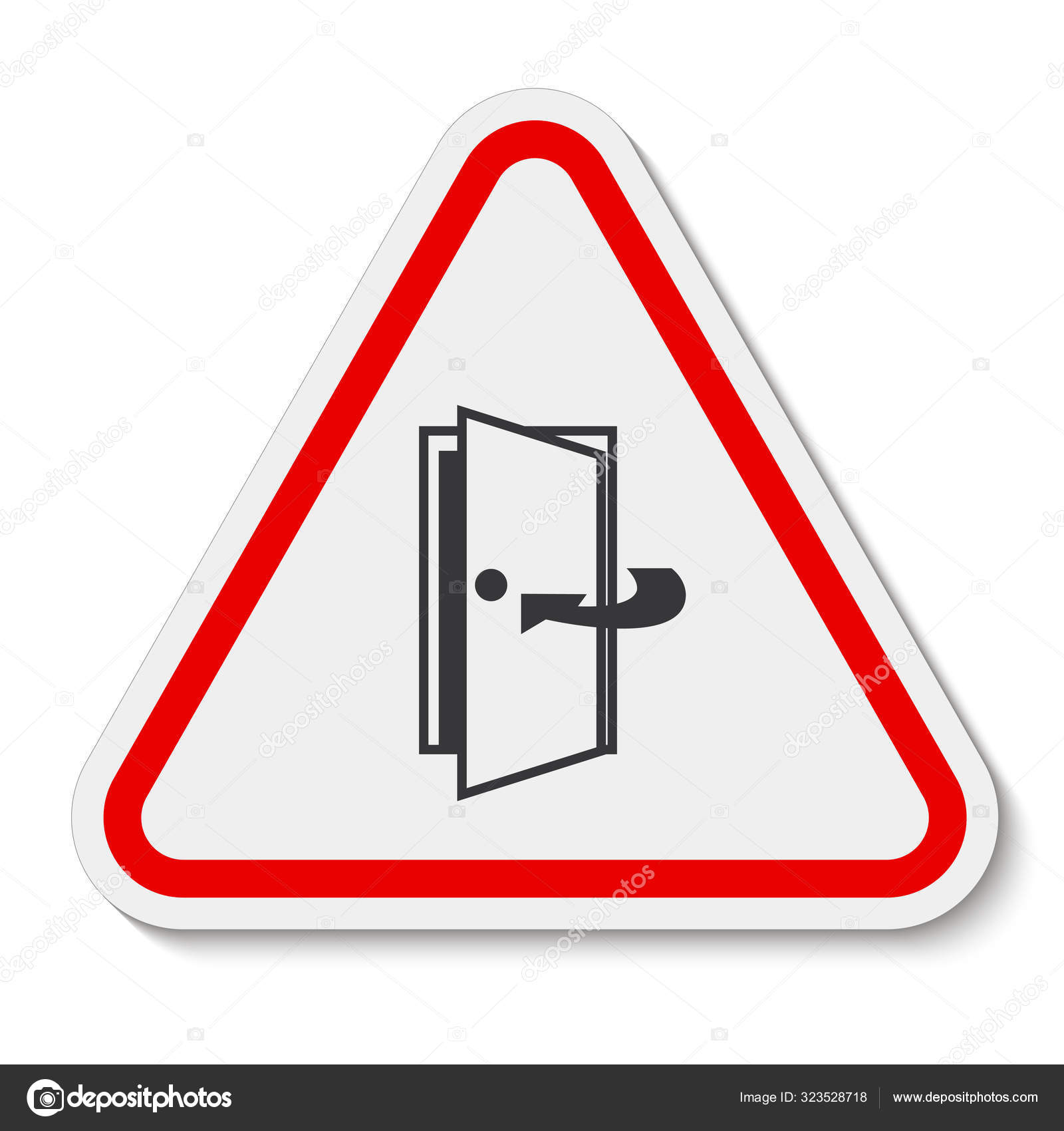 Keep Door Closed Symbol Sign Isolate On White Background,Vector ...