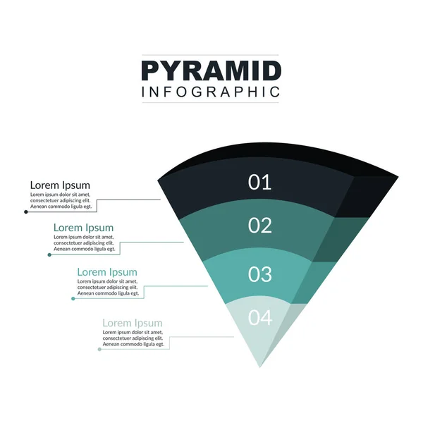 Pyramid Infographics Funnel Pyramid Charts Stock Vector by ©Shinuya ...