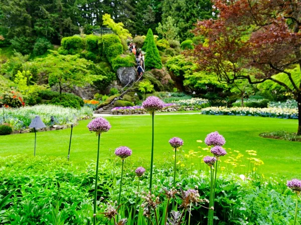 Beautiful spring garden design Stock Photos, Royalty Free Beautiful ...