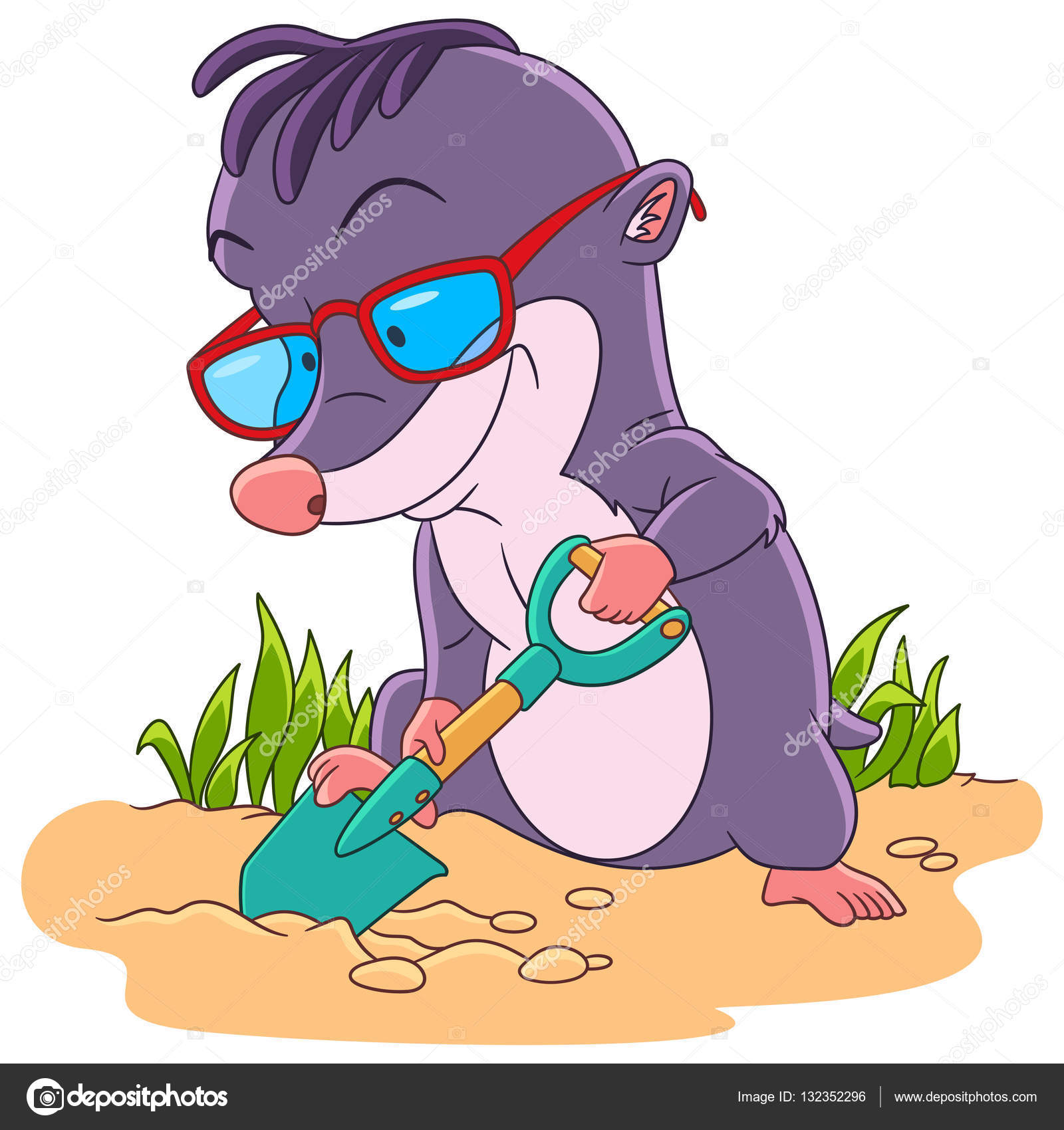 Mole Animal Cartoon