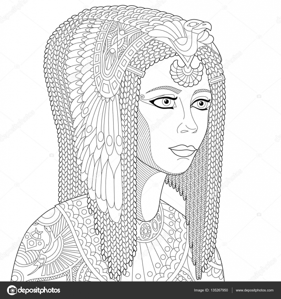Queens Of Ancient Egypt Coloring Pages
