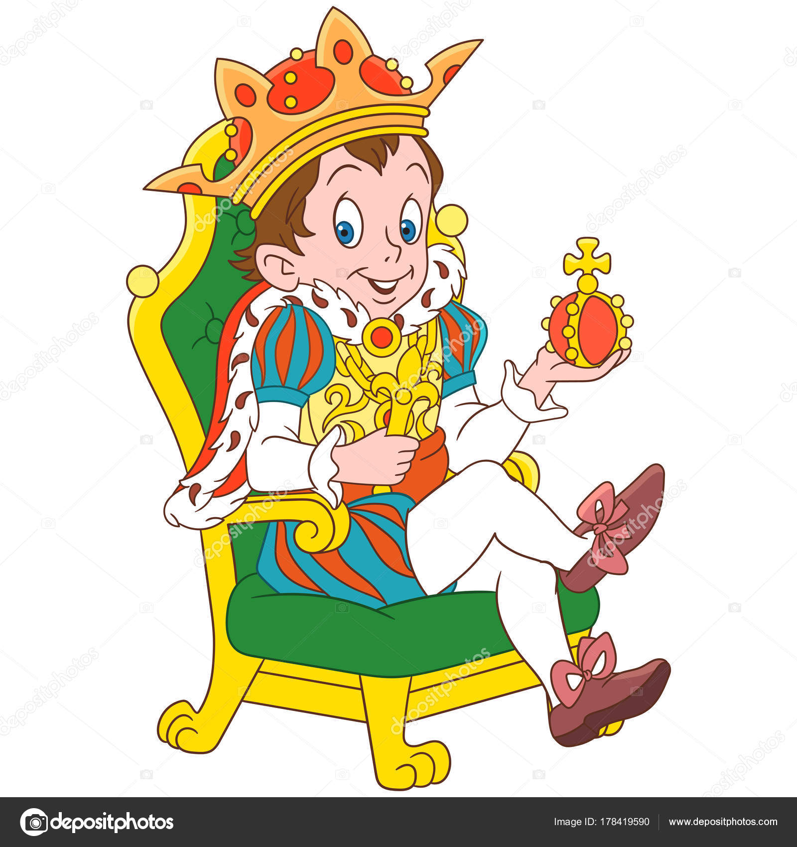 Kid King Clip Art