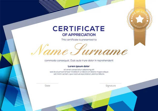 Modern certificate background design template Stock Vector by ©kraphix ...