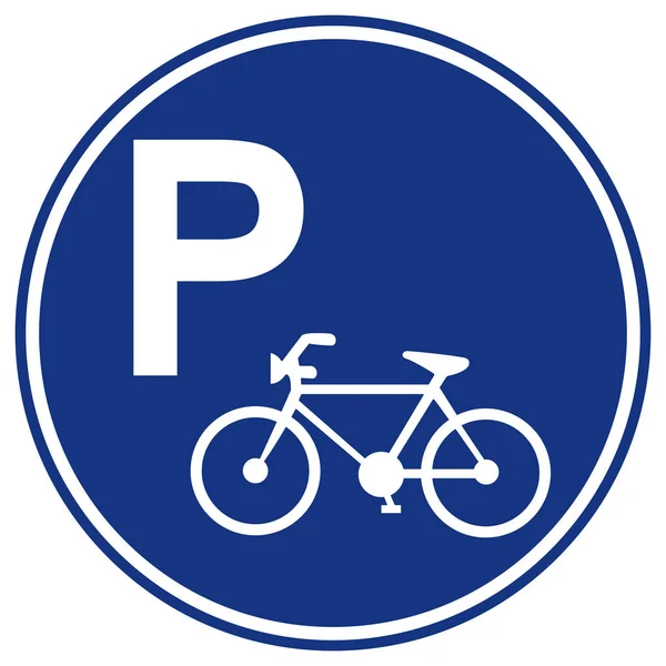 Bicycle Parking Symbol Sign, Vector Illustration, Isolate On White ...