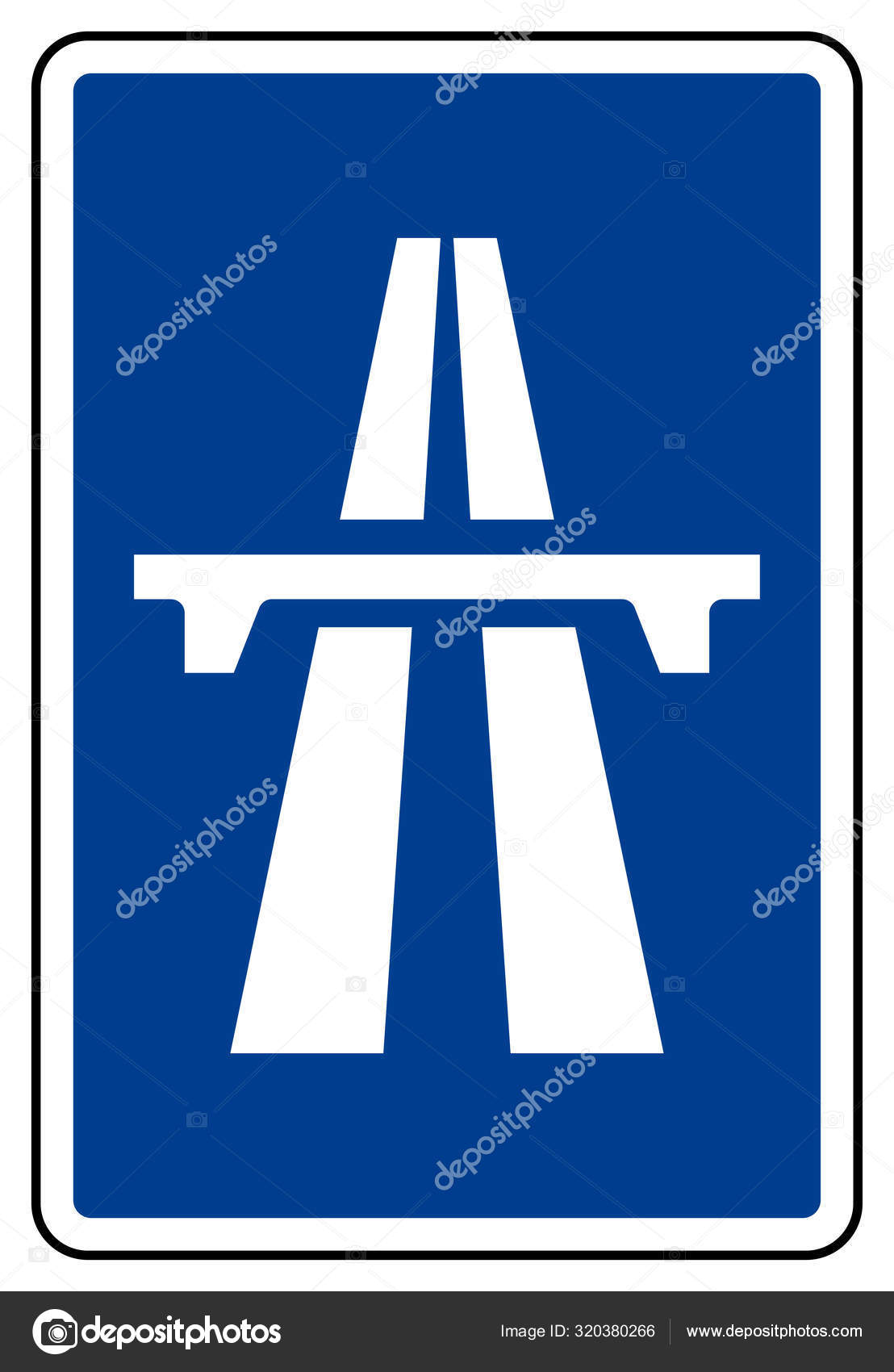 Expressway Symbol Sign, Vector Illustration, Isolate On White ...