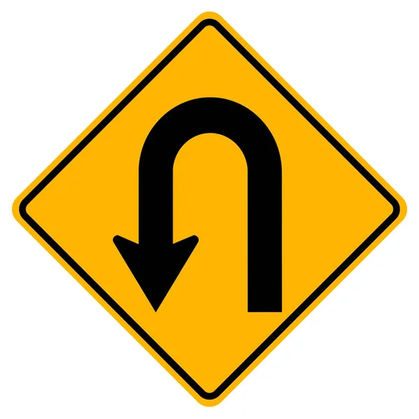 U turn sign Vector Art Stock Images | Depositphotos