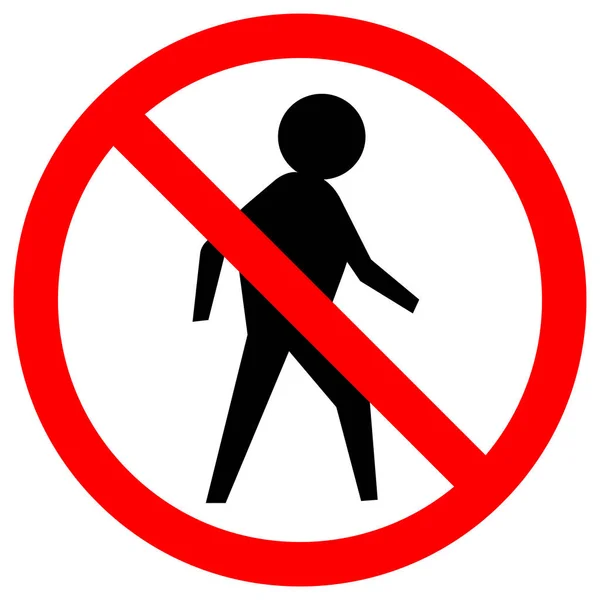 Prohibit People Allowed,Do Not Enter,No Man Entry Symbol Sign,Vector ...