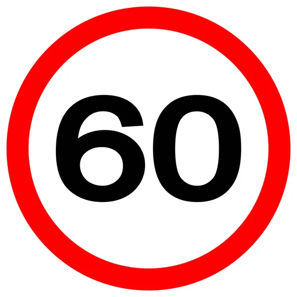Speed limit 60, Royalty-free Speed limit 60 Vector Images & Drawings ...