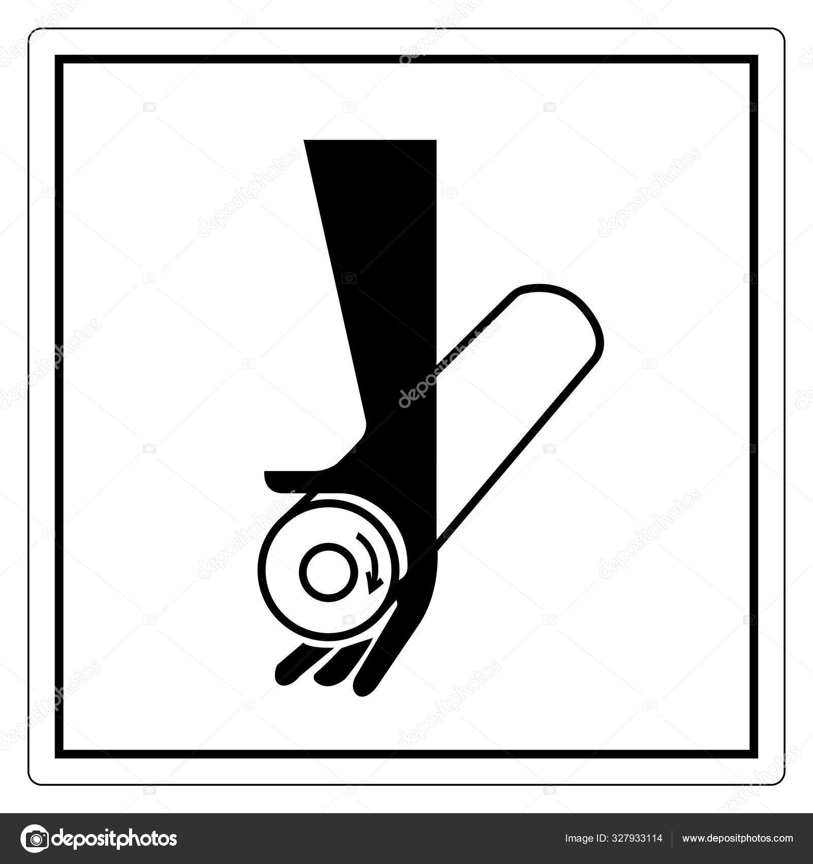 Pinch Point Symbol Sign, Vector Illustration, Isolate On White ...